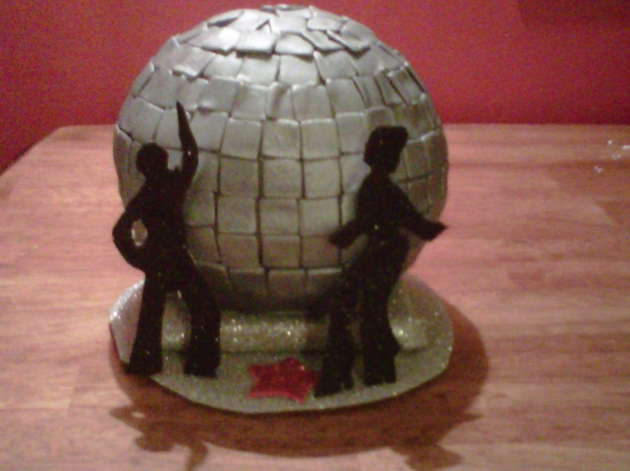 Disco Ball Cake - CakeCentral.com