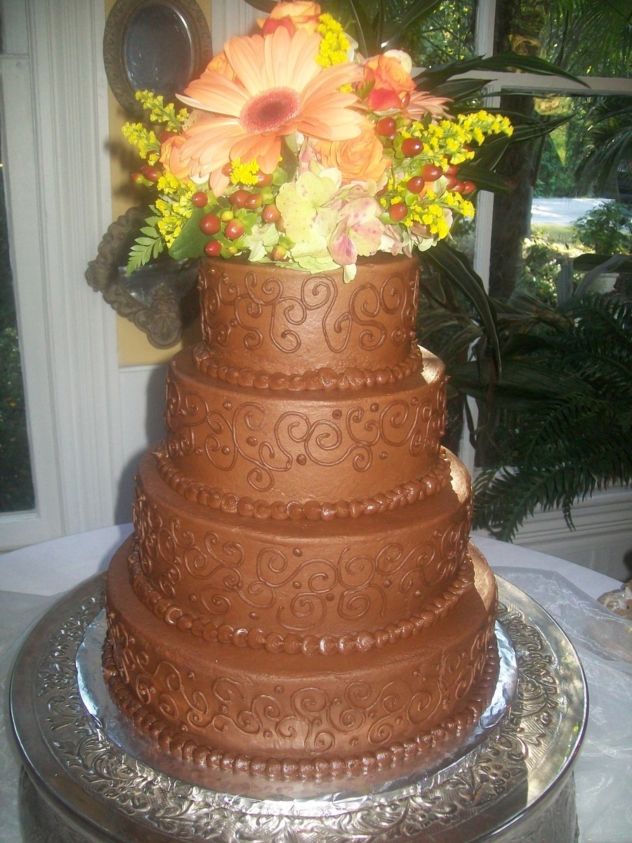 Chocolate Wedding Cake - CakeCentral.com