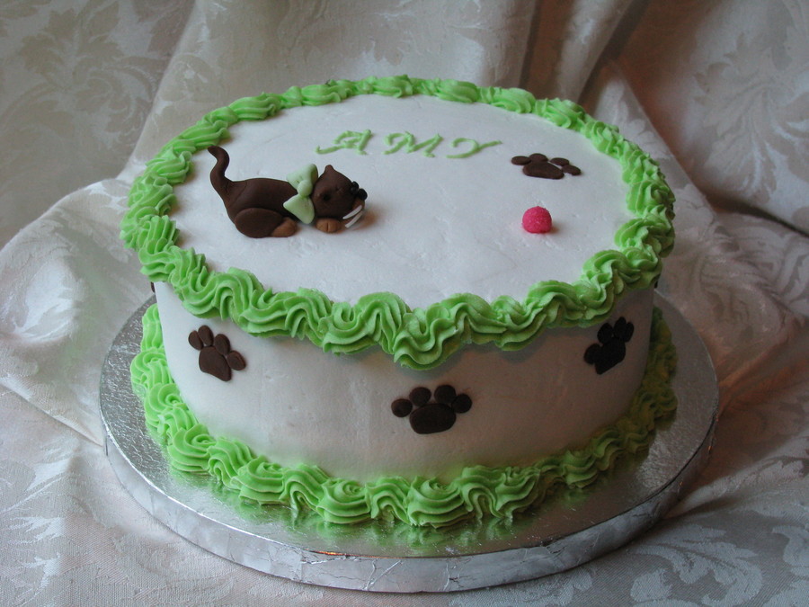 Cat Lover Birthday Cake - CakeCentral.com