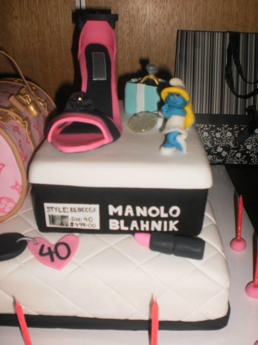 A Few Of Her Favourite Things..... Designer Label Cake With 80's Twist ...