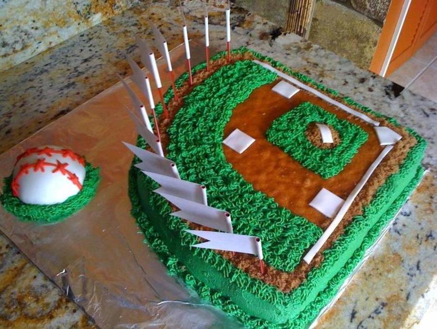 Baseball Field - CakeCentral.com