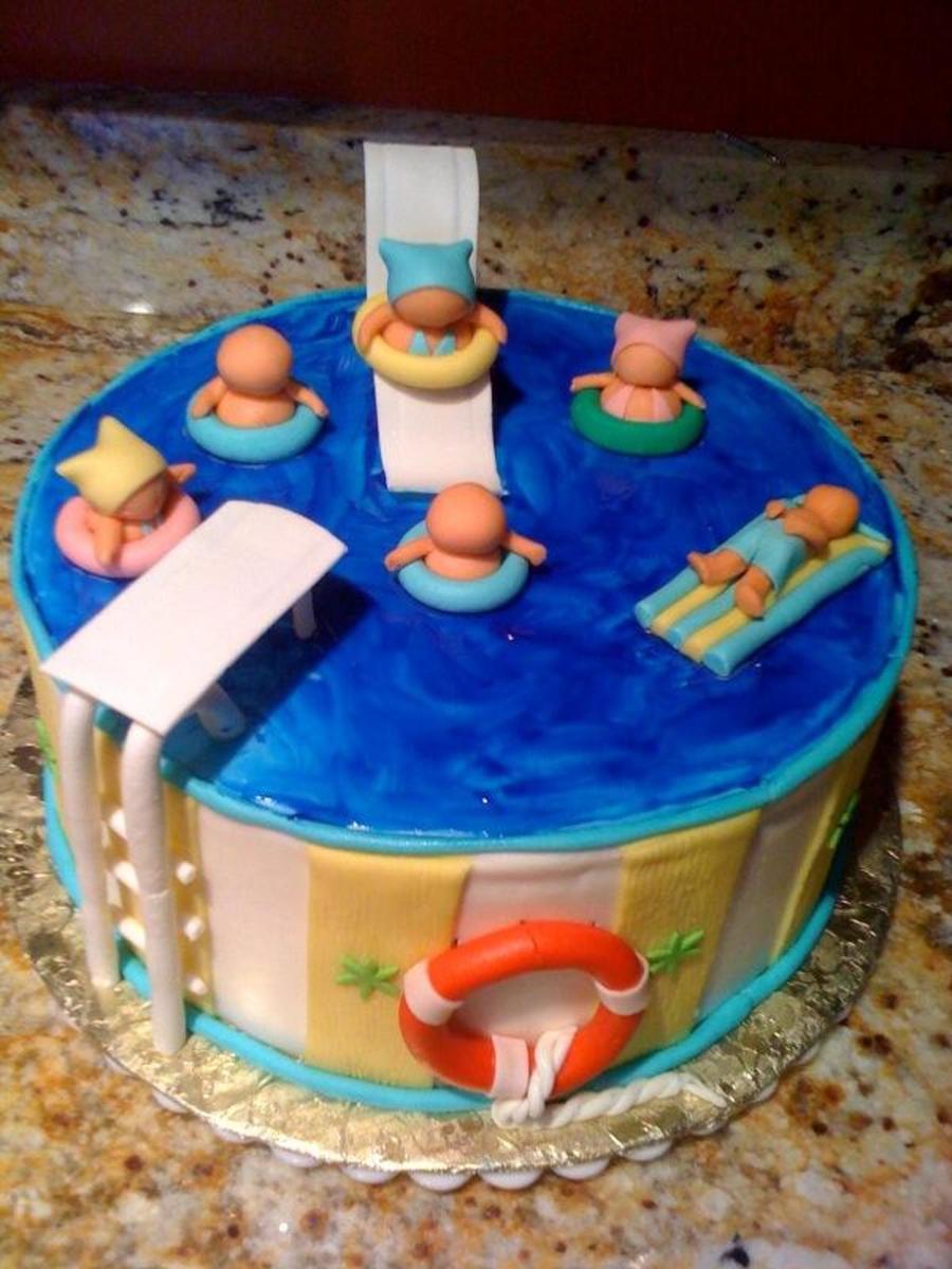 Swimming Pool Cake - CakeCentral.com