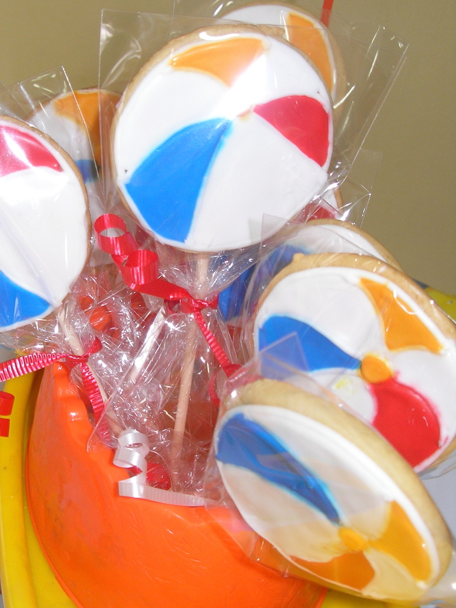 Beach Ball Cookies - CakeCentral.com