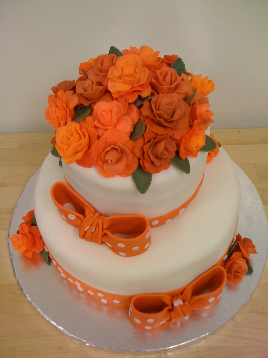 Wilton Course 3 Final Cake - CakeCentral.com