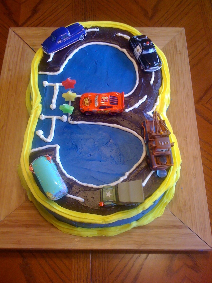 3Rd Birthday Cars Cake - CakeCentral.com