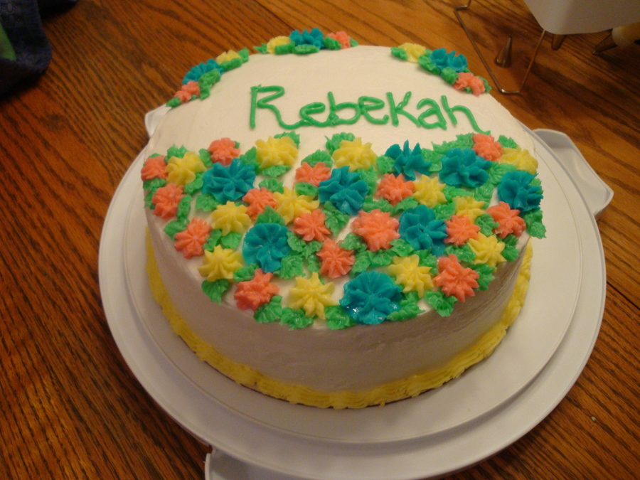 Drop Flowers - CakeCentral.com