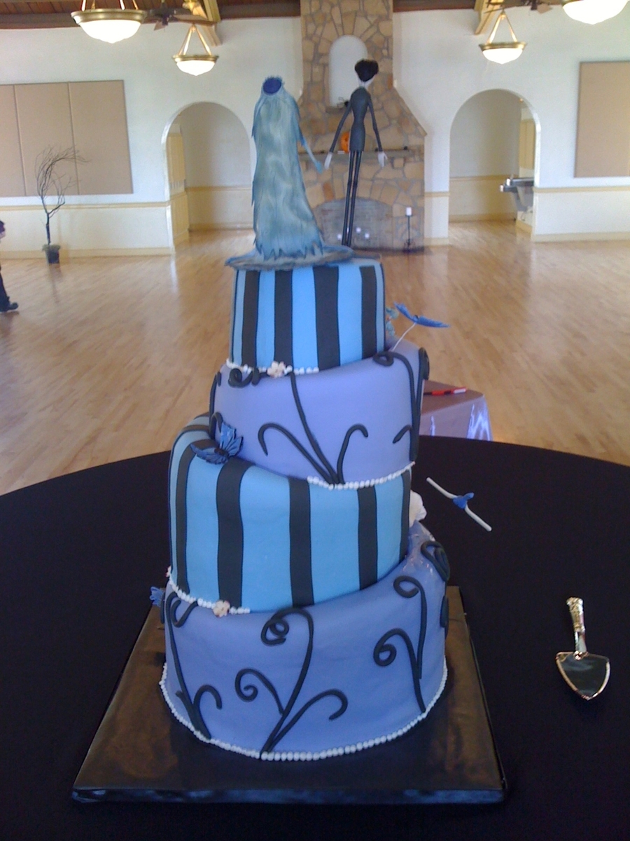 Corpse Bride Wedding Cake - CakeCentral.com
