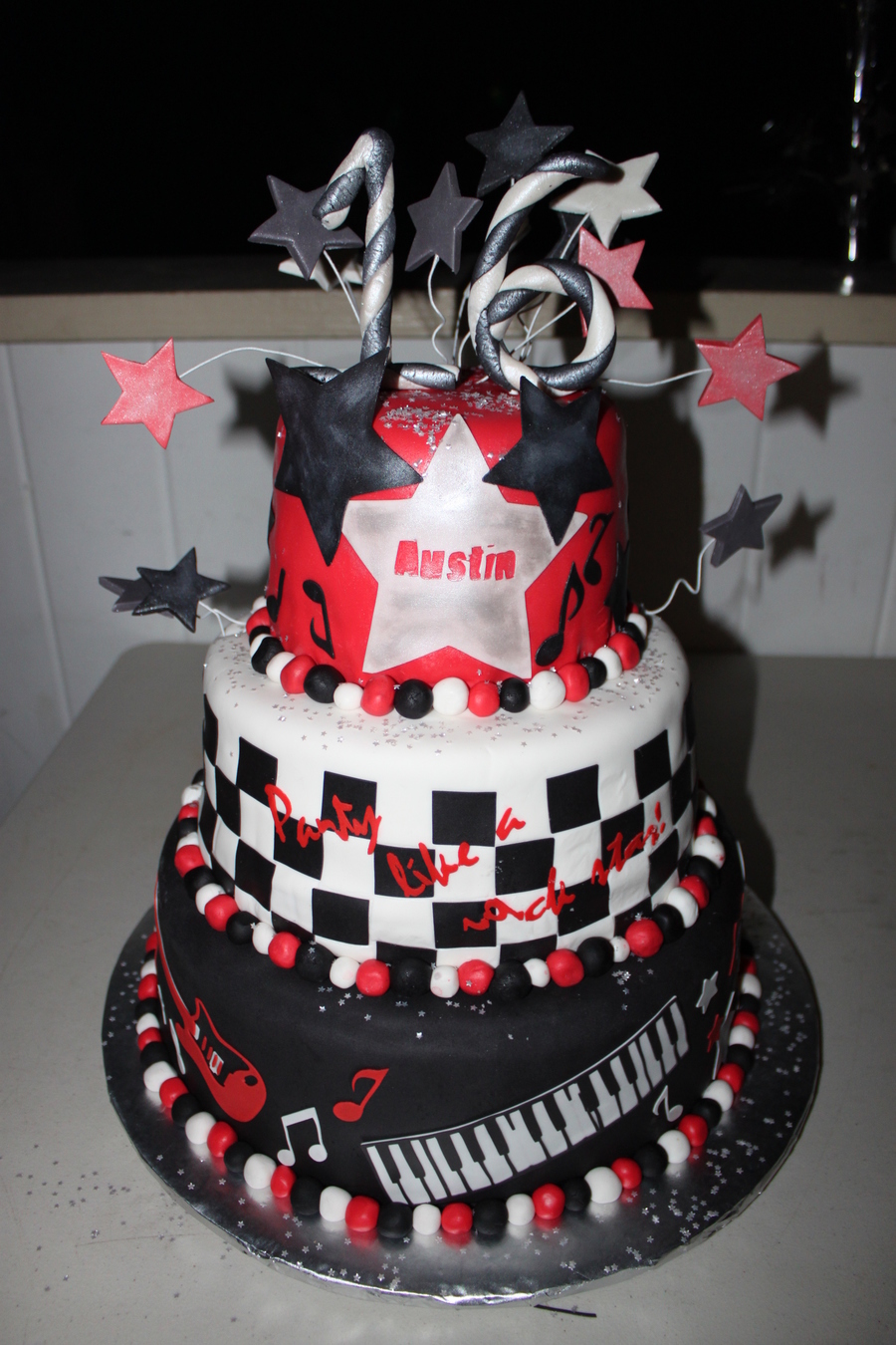 Rock Star Cake - CakeCentral.com