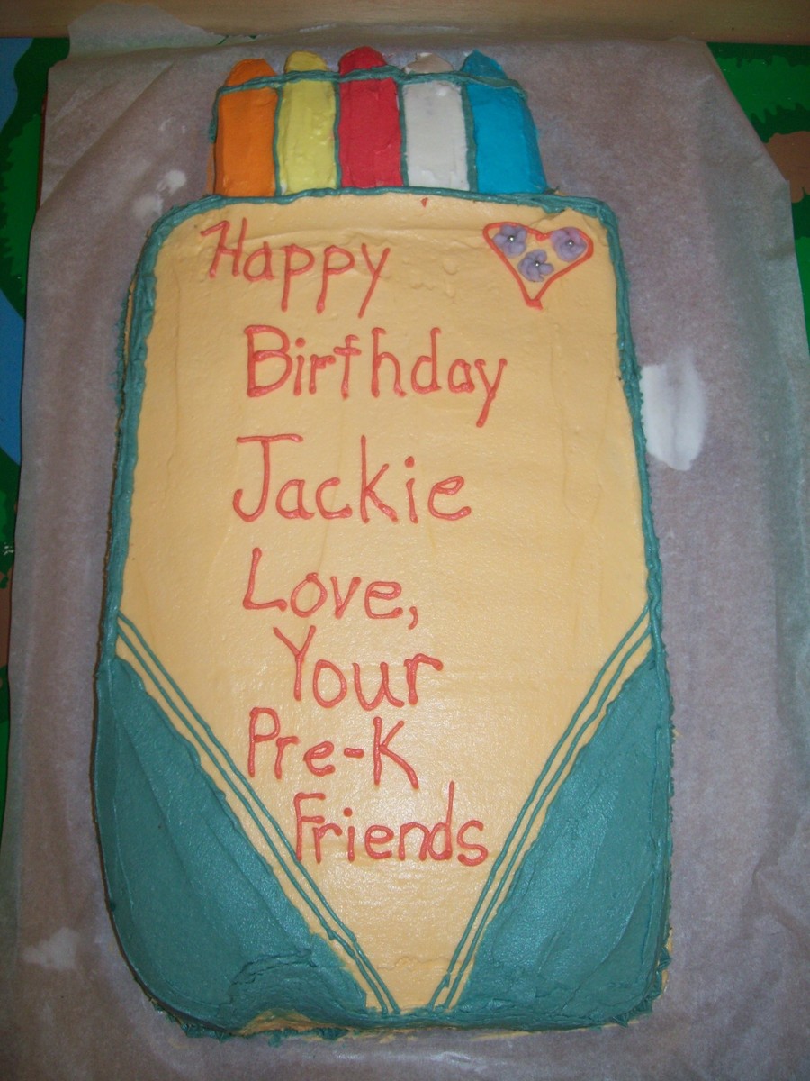 Crayon Box Cake - CakeCentral.com