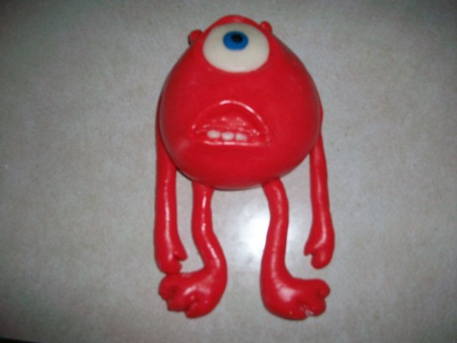 Mike Wazowski In Red - CakeCentral.com