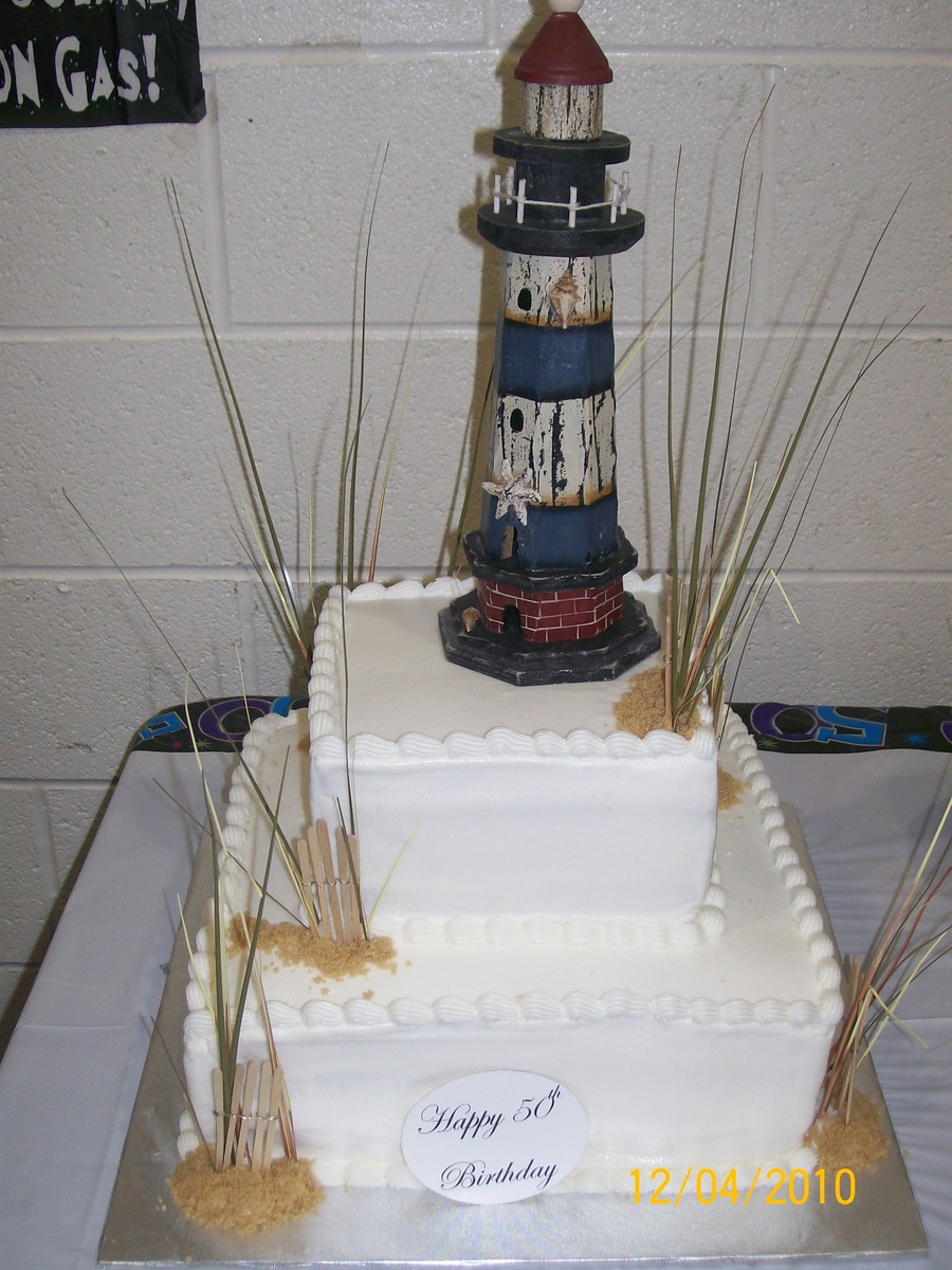 Lighthouse Cake - CakeCentral.com