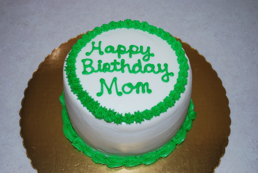 Round Birthday Cake - CakeCentral.com