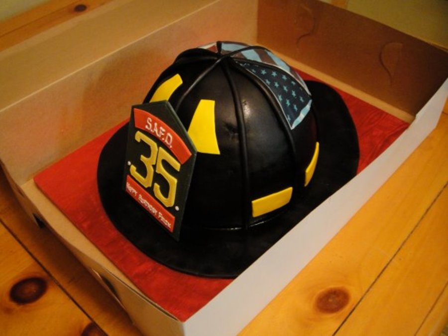 Firefighter Helmet - CakeCentral.com