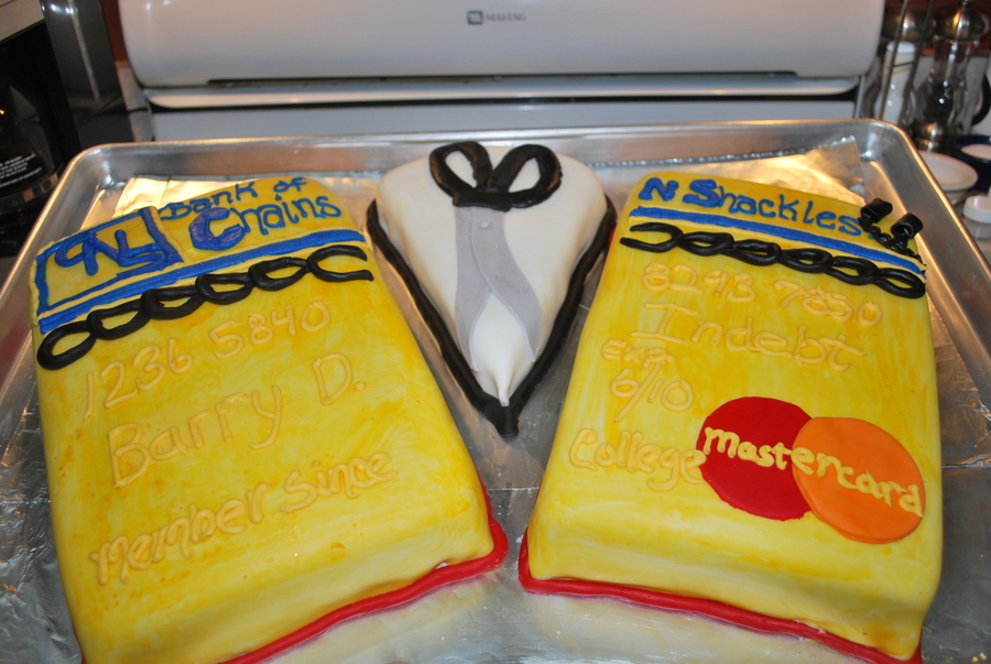 Credit Card And Scissor Cake - CakeCentral.com