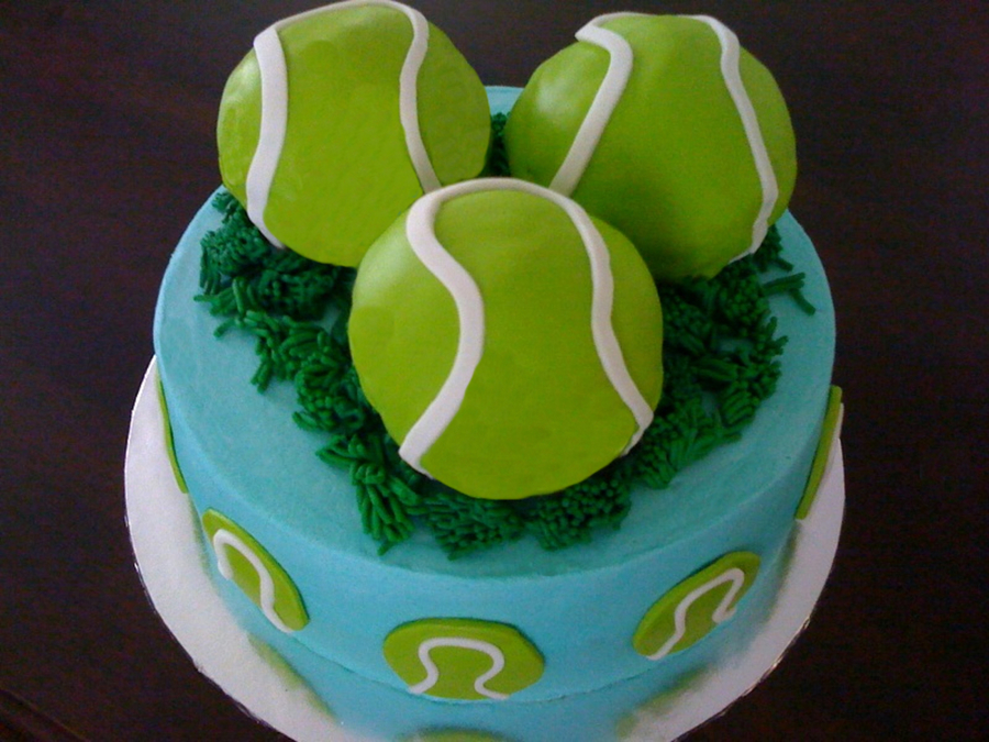 Tennis Lover Birthday Cake - CakeCentral.com