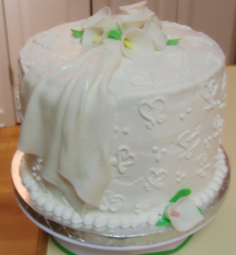 Bridal Shower Cake - CakeCentral.com