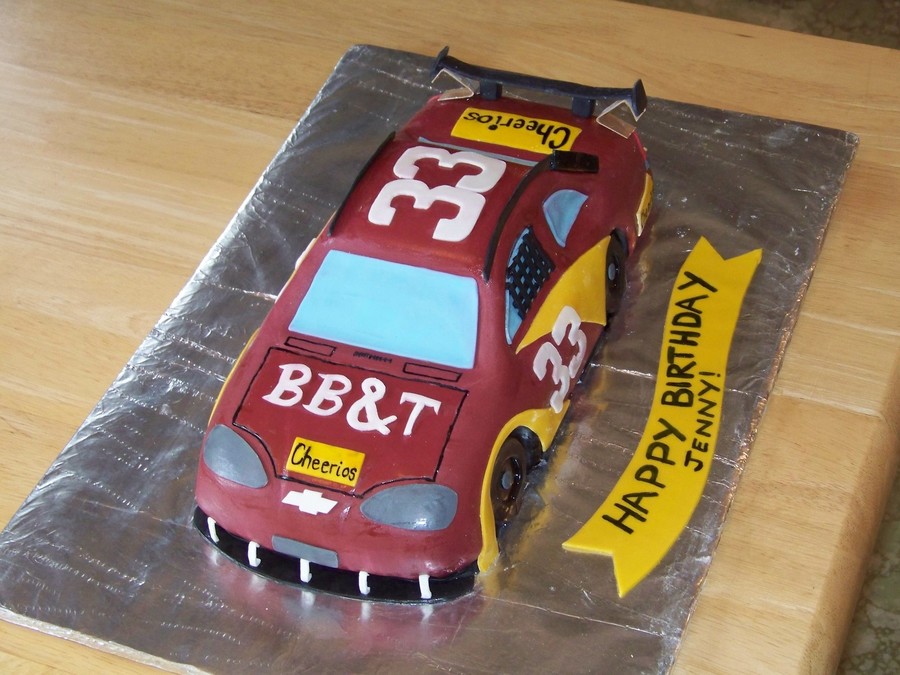 Nascar Cake - CakeCentral.com