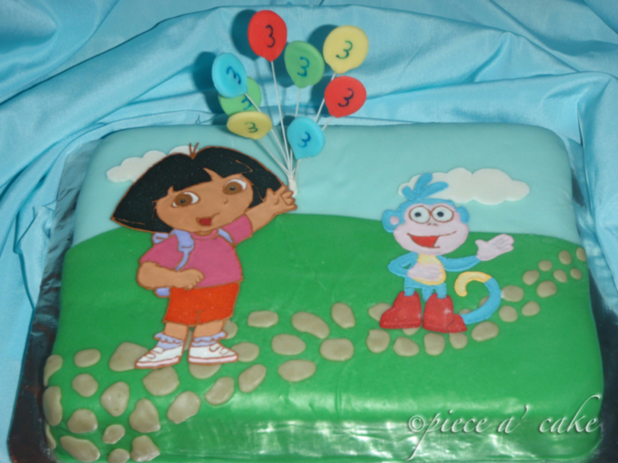 Dora Cake - CakeCentral.com