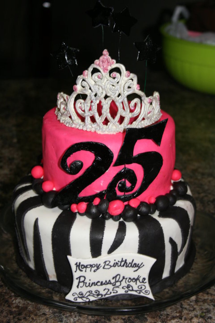 Brooke's 25Th Birthday Cake - CakeCentral.com