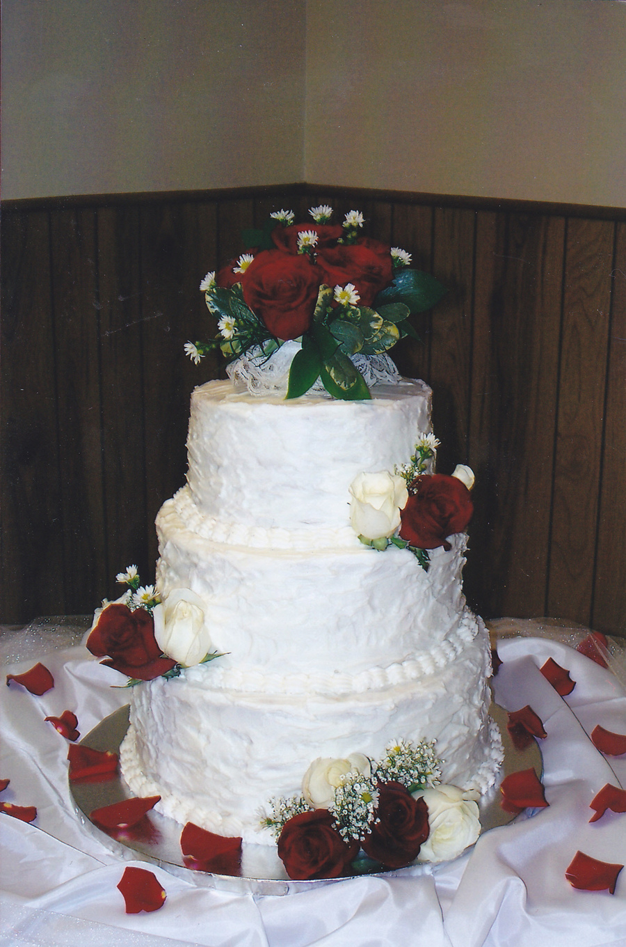 Second Wedding Cake - CakeCentral.com