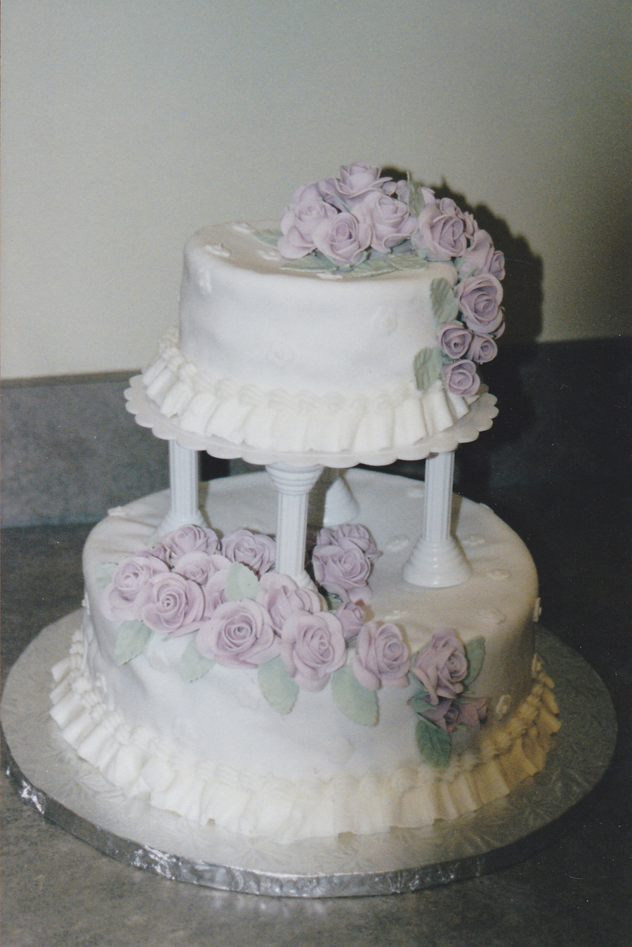Cake Class Wedding Cake - CakeCentral.com