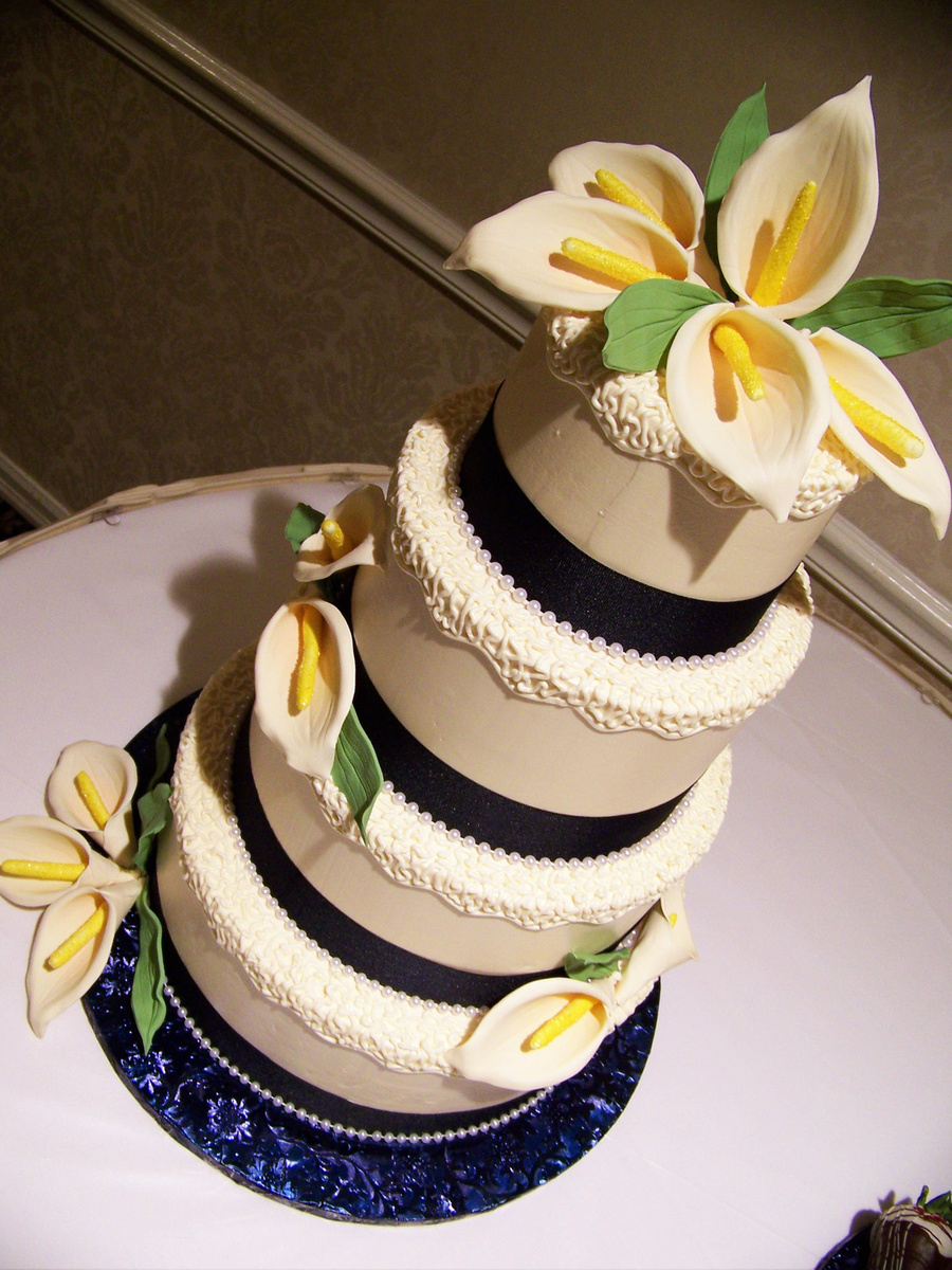 Calla Lily Cake - CakeCentral.com