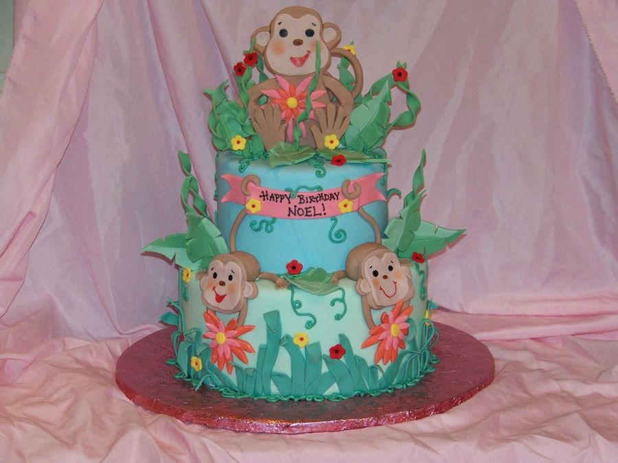 Jungle Monkeys - CakeCentral.com