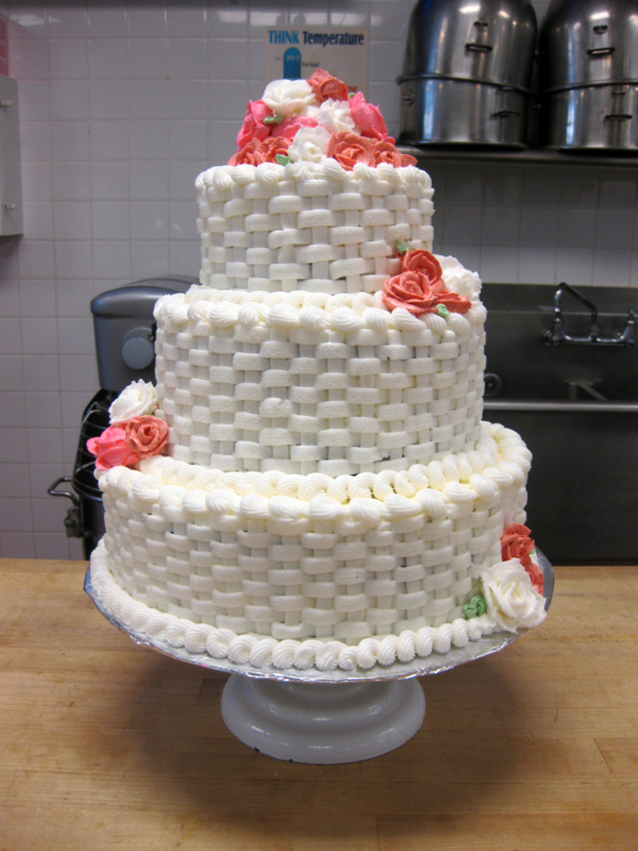 Class Wedding Cake - CakeCentral.com