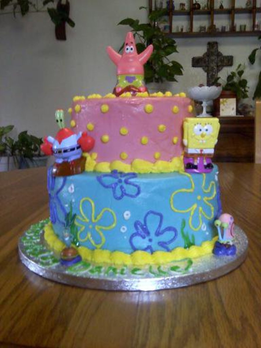 Patrick And Spongebob Cake - CakeCentral.com