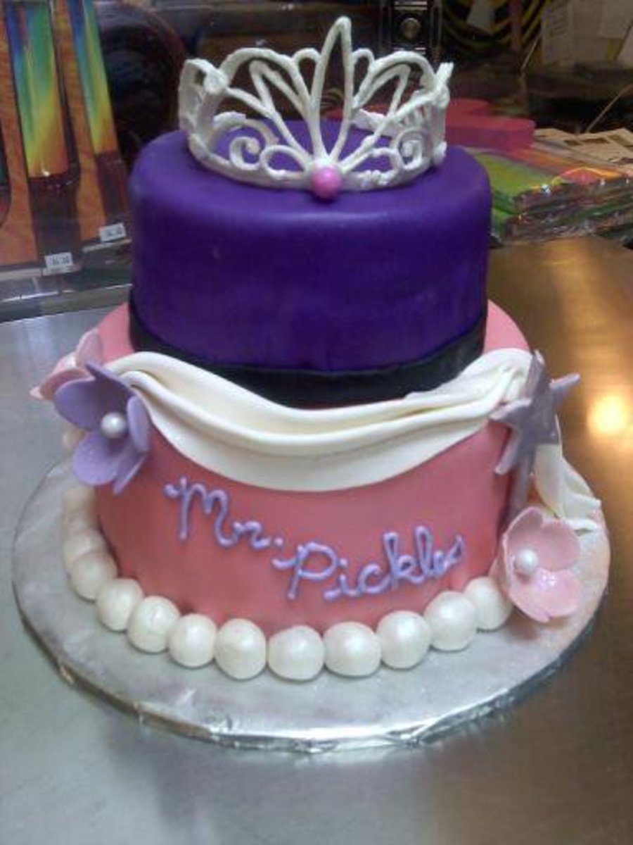 Princess Tiara Cake - CakeCentral.com