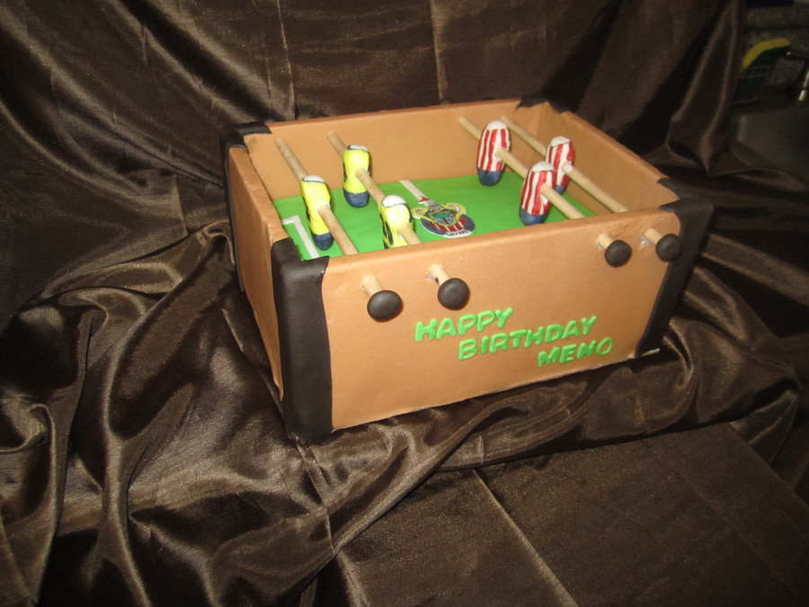 Foosball Table - CakeCentral.com
