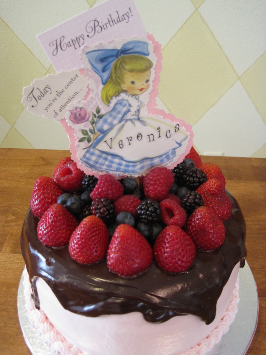 Veronicas Birthday Cake - CakeCentral.com