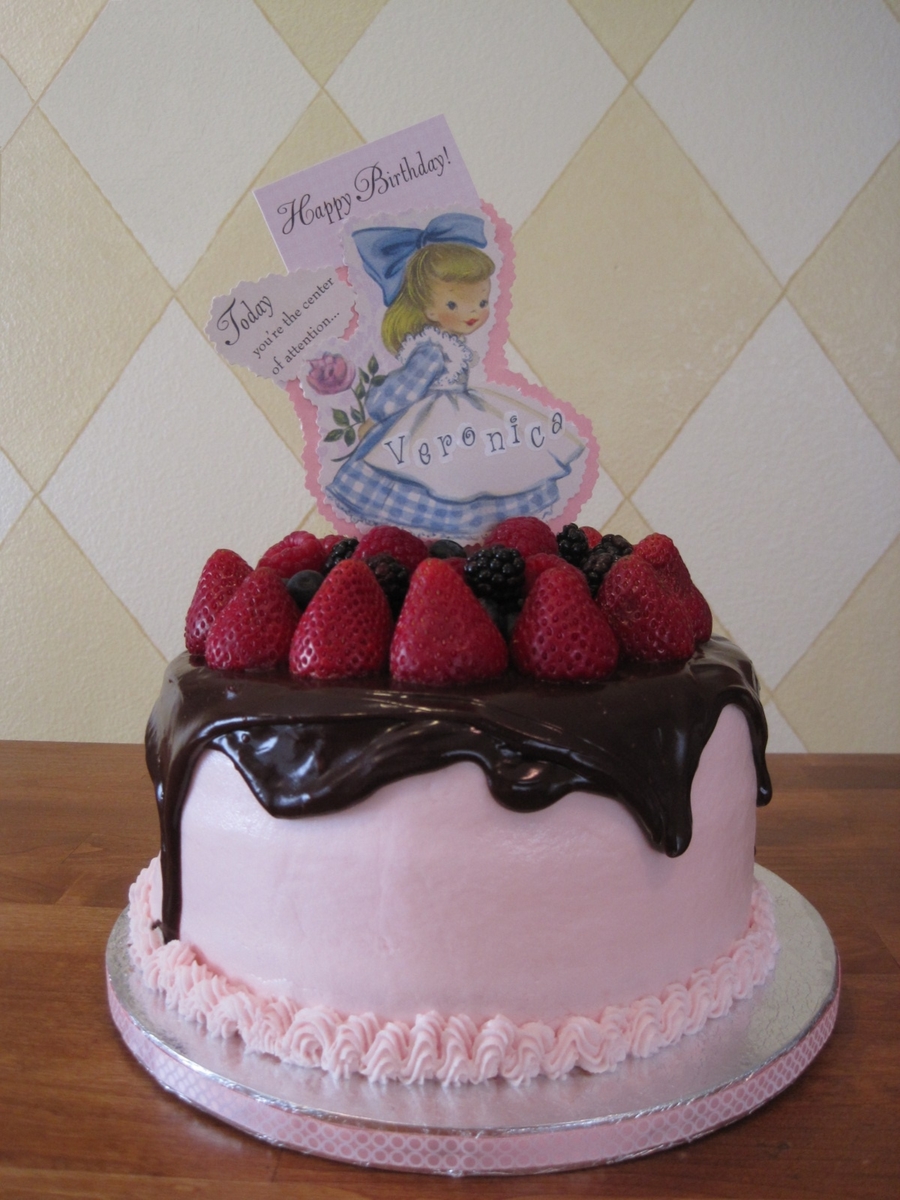 Veronicas Birthday Cake - CakeCentral.com