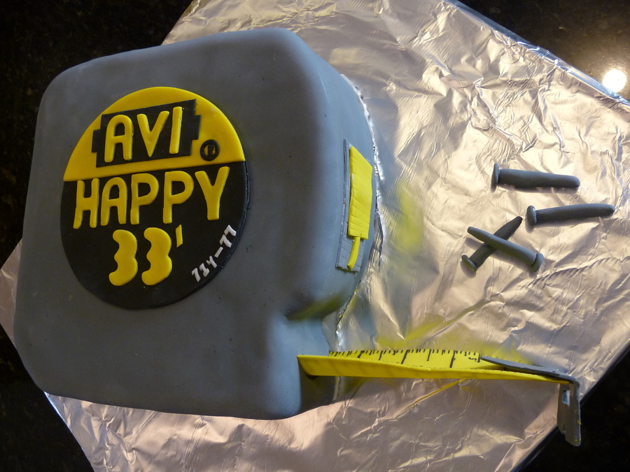 Tape Measure Cake - CakeCentral.com
