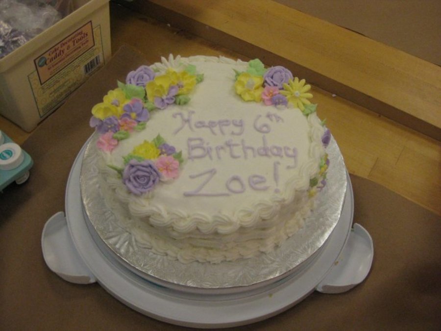 My First Birthday Cake From Wilton Class - CakeCentral.com