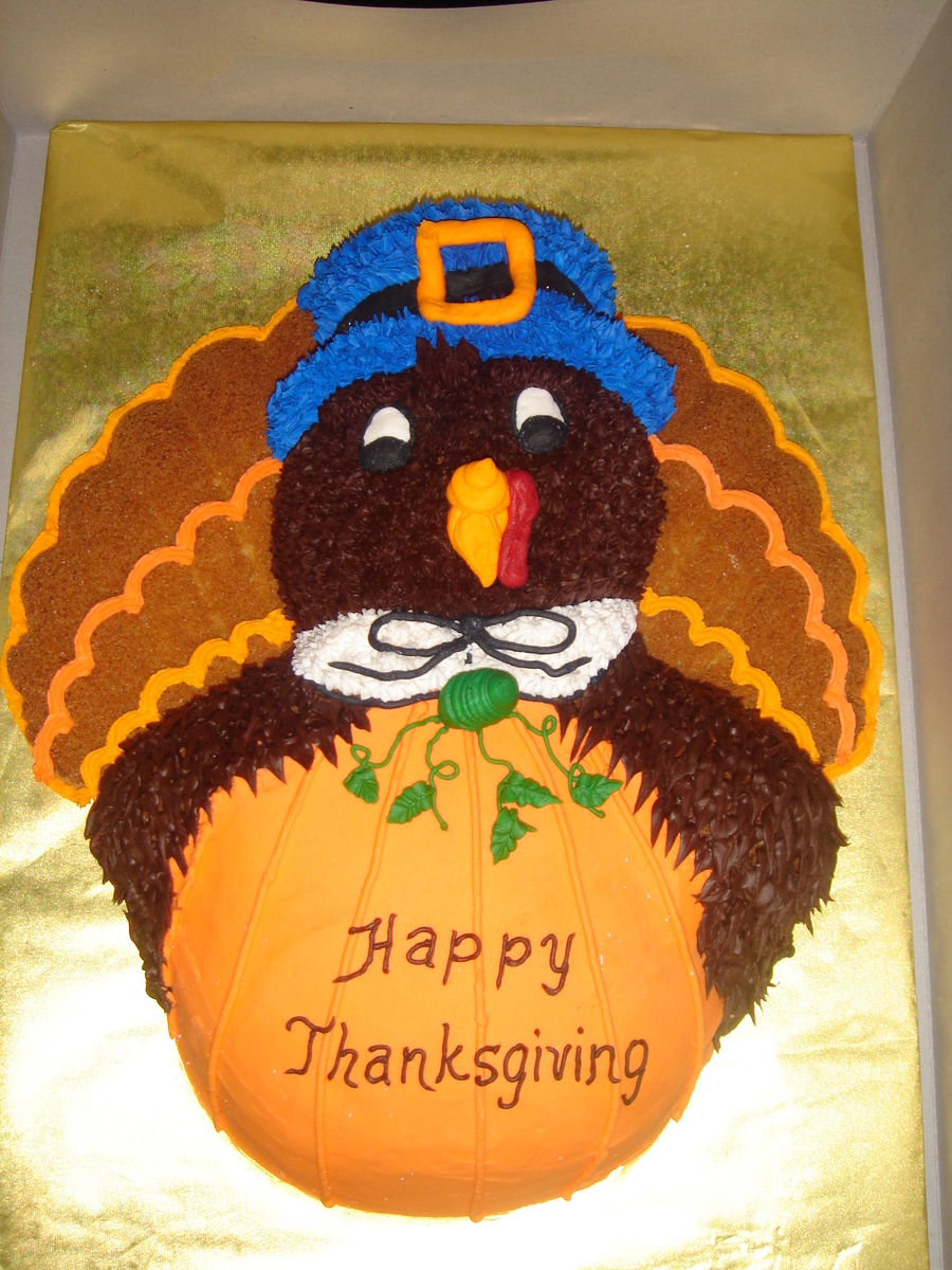 Thanksgiving Turkey Cake - CakeCentral.com