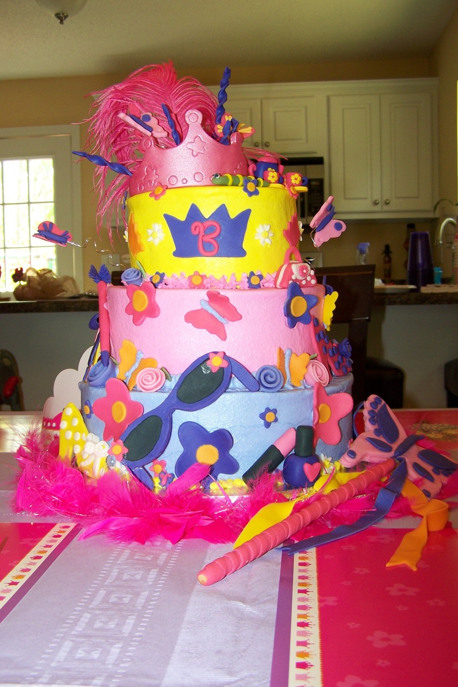 Fancy Nancy Cake - CakeCentral.com