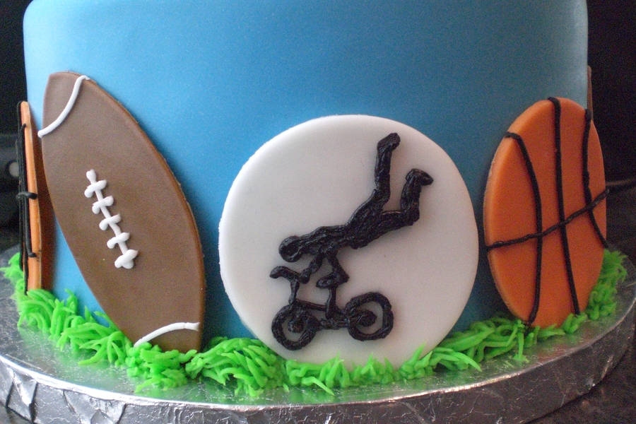 Sports Cake - CakeCentral.com