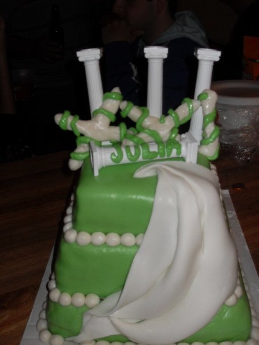 Toga Cake - CakeCentral.com