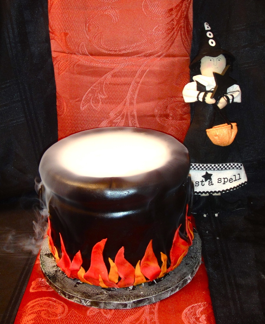 Witch's Cauldron Cake - CakeCentral.com