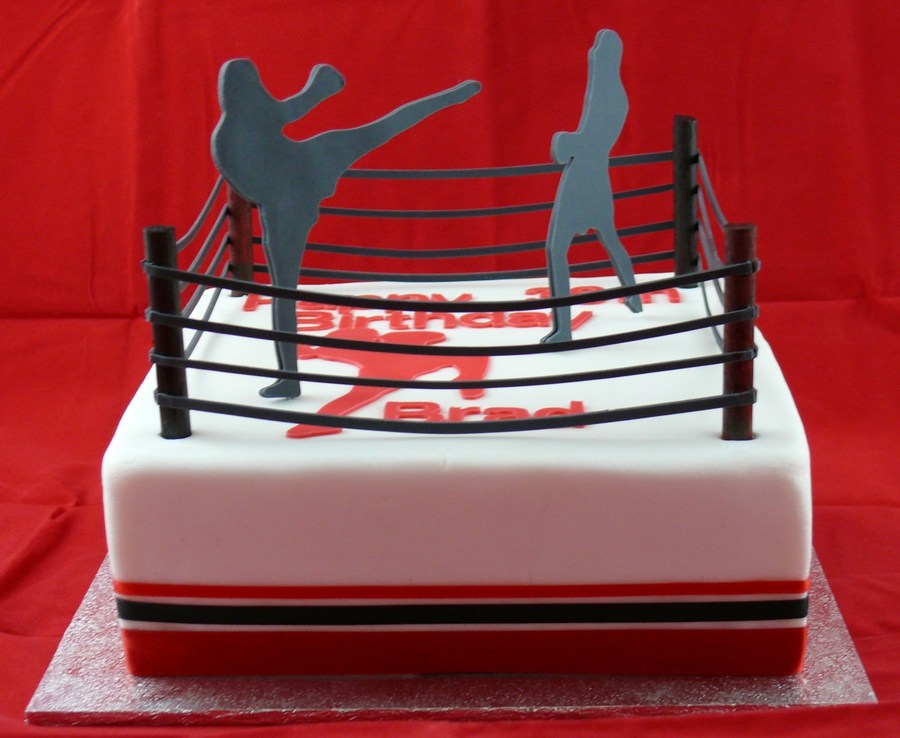 Boxing Ring Cake Muay Thai Style - CakeCentral.com