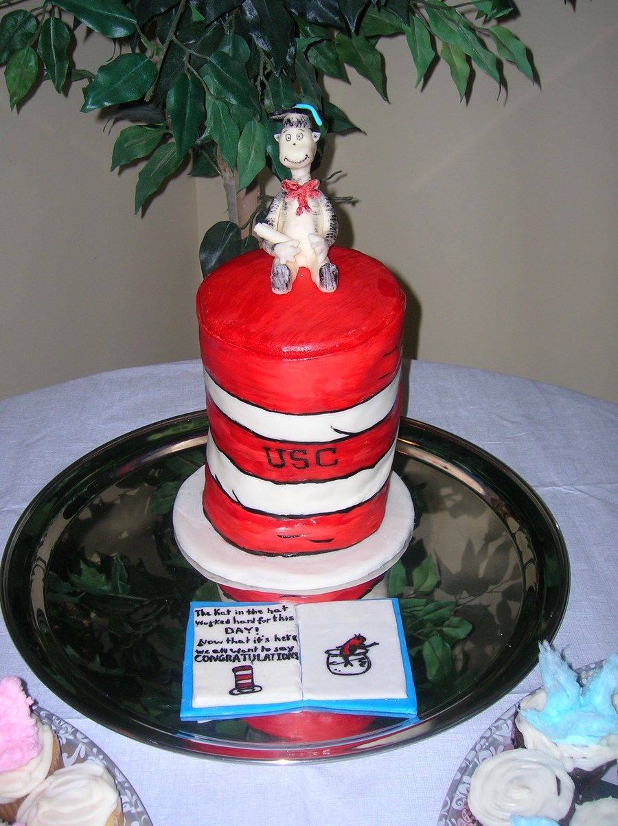 The Cat In The Hat Graduation Cake - CakeCentral.com