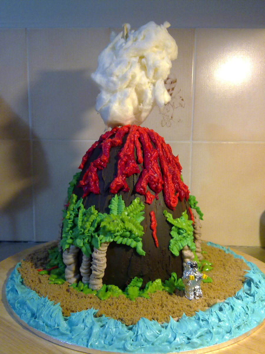 Volcano Cake - CakeCentral.com