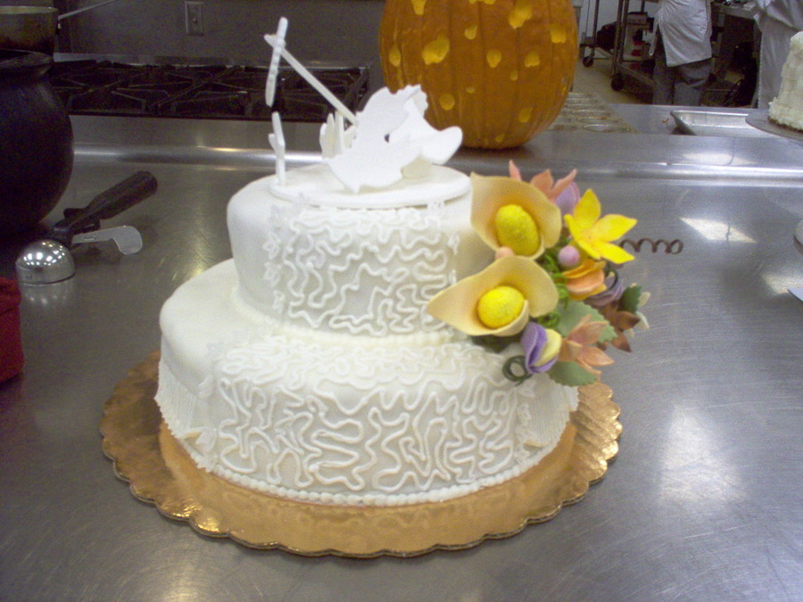 Mini Wedding Cake - CakeCentral.com