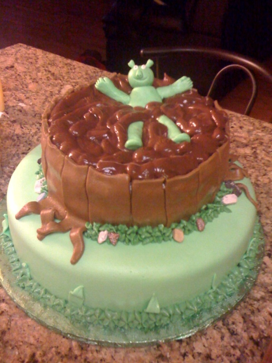 Shrek Cake - CakeCentral.com