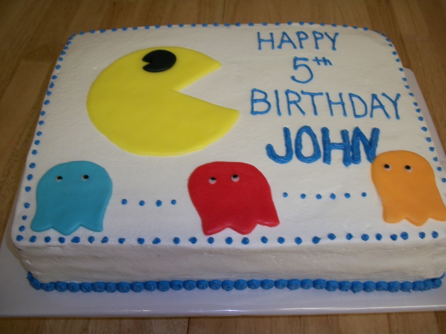Pacman Birthday Cake - CakeCentral.com