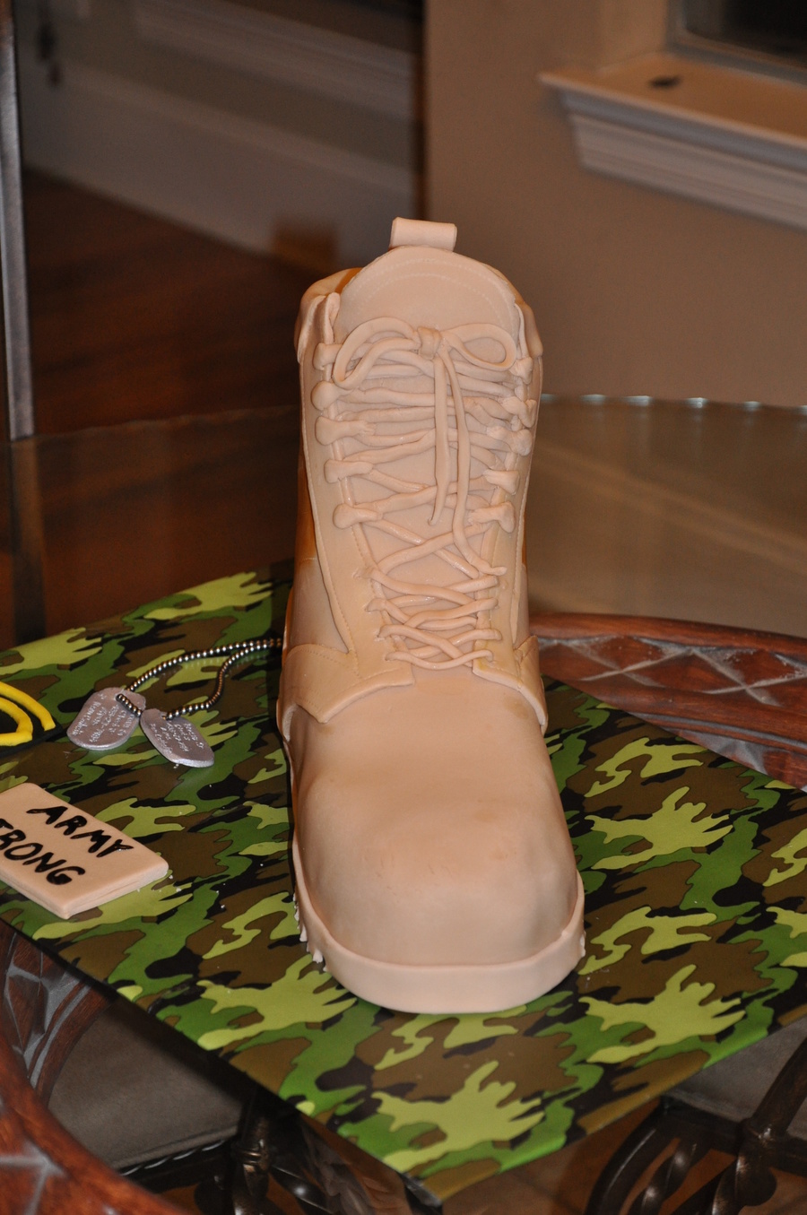 Army Combat Boot - CakeCentral.com