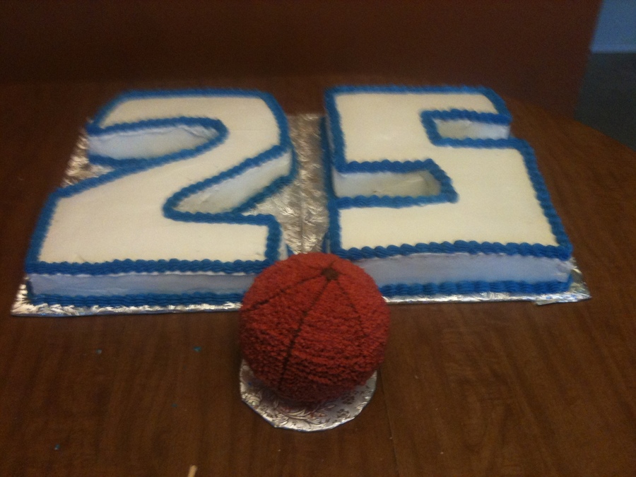 The Number 25 Cake - CakeCentral.com