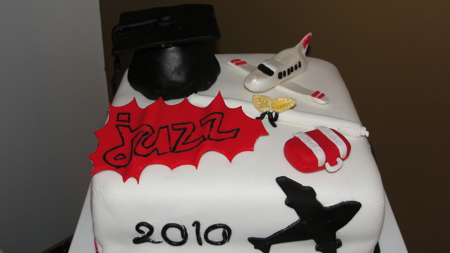 Flight Attendants Graduation Cake - CakeCentral.com
