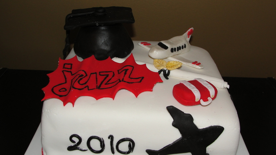 Flight Attendants Graduation Cake - CakeCentral.com